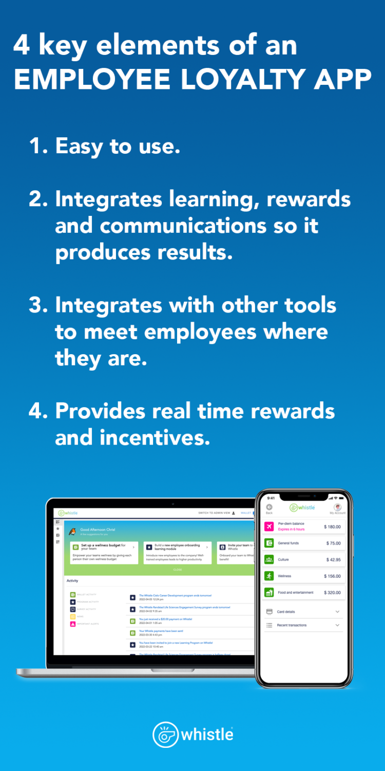 4 Key Elements of an Employee Loyalty App - Whistle