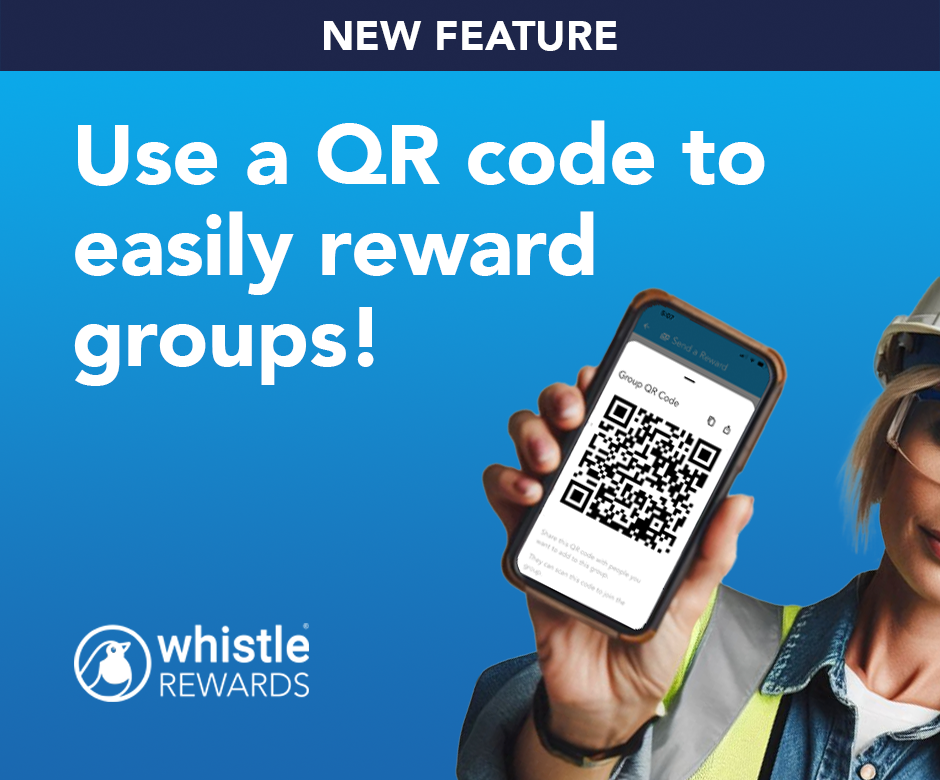 Scan QR codes to add people to a spot reward group - Whistle